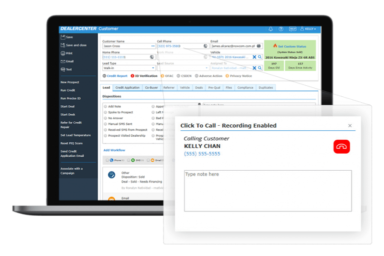 Dealer Customer Relationship Management – DealerCenter