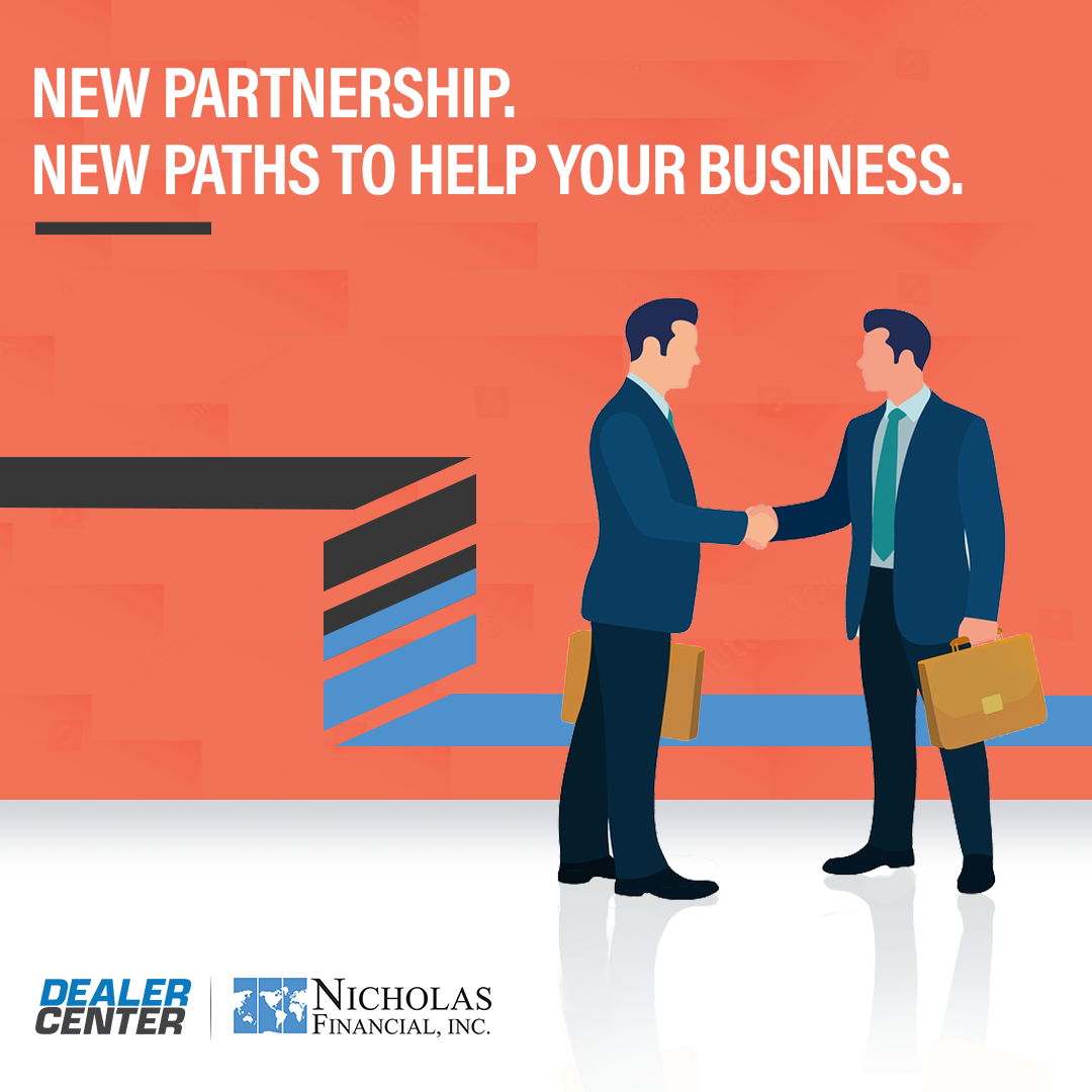 Nicholas Financial Announces Partnership with DealerCenter - DealerCenter